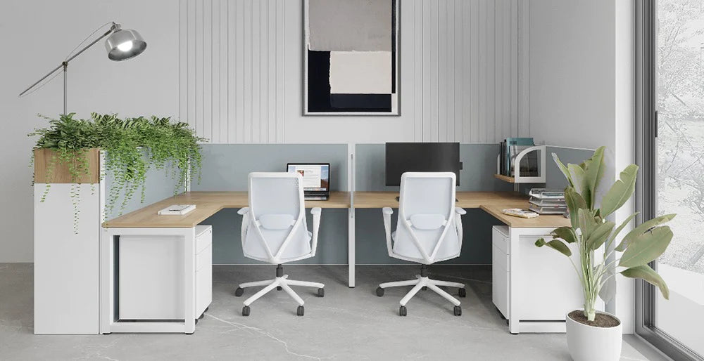 Designing Efficient Workspaces: Corner Office Workstations for Profess
