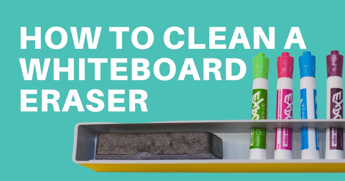 How to clean a whiteboard eraser?