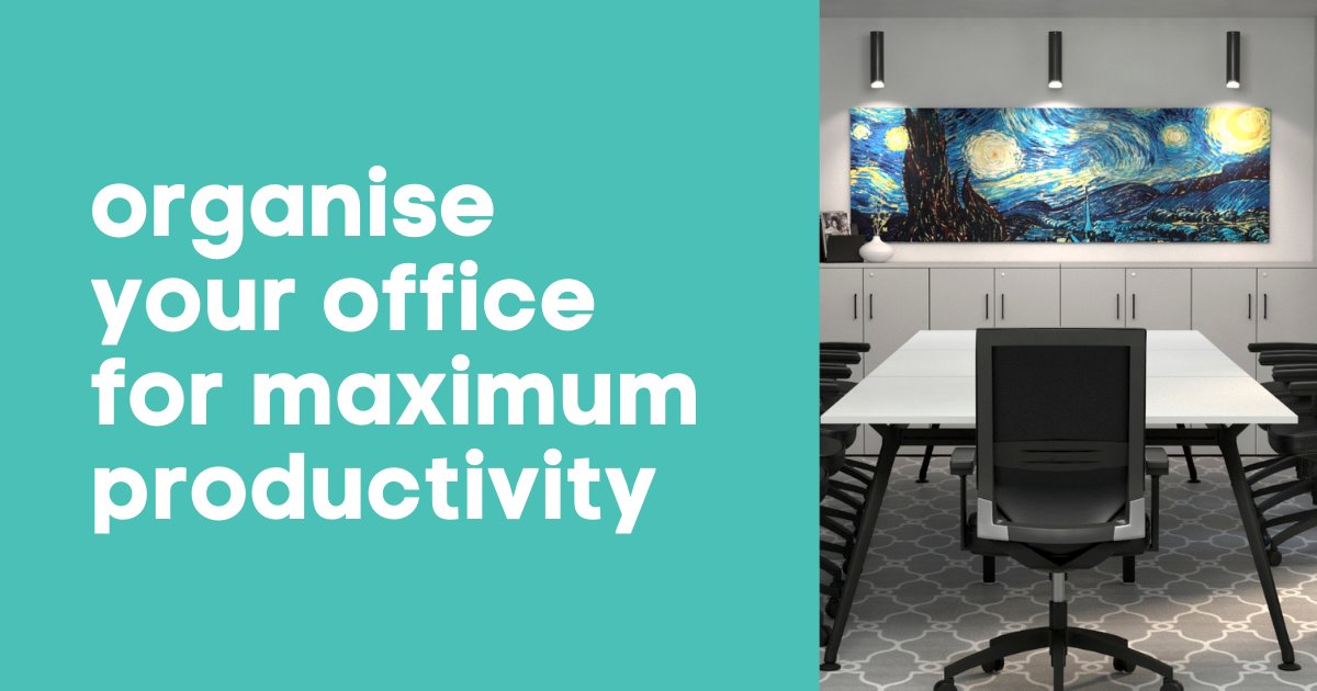 How to organise your office for maximum productivity