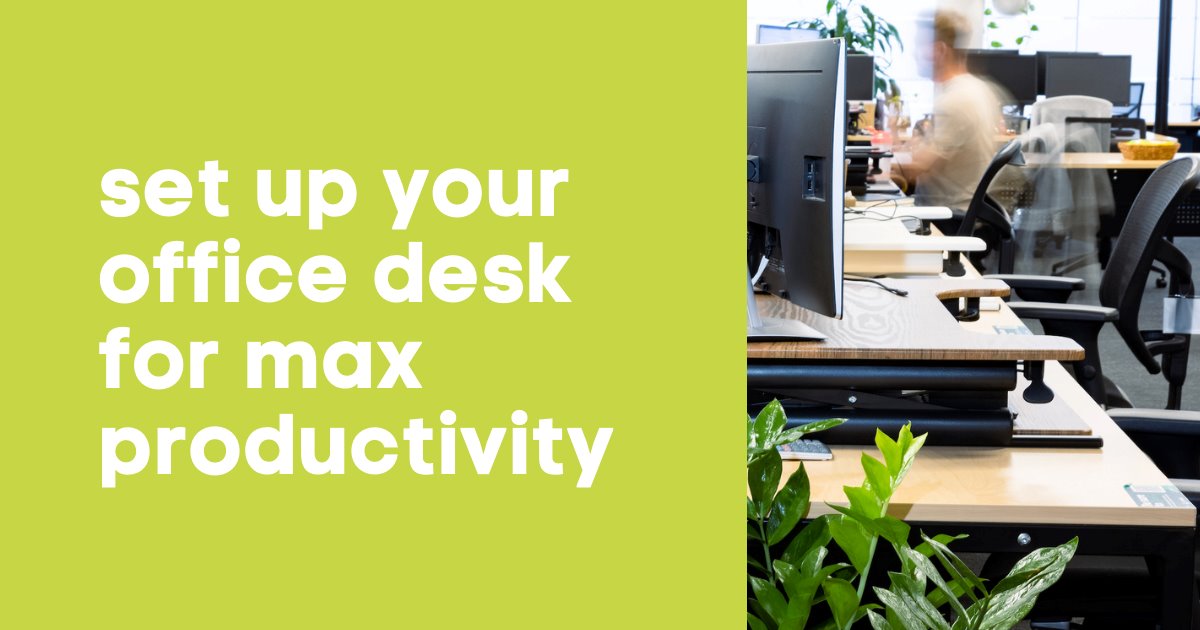 How to Setup Your Office Desk for Maximum Productivity