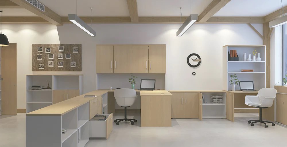 Office Desks with Storage: Streamlining Organization with Storage-Inte