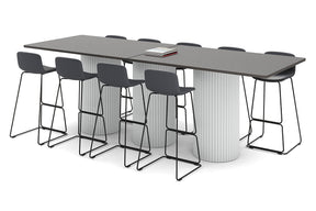 Baobab Circular Base Counter Rectangle Table - Rounded Corners [3200L ...