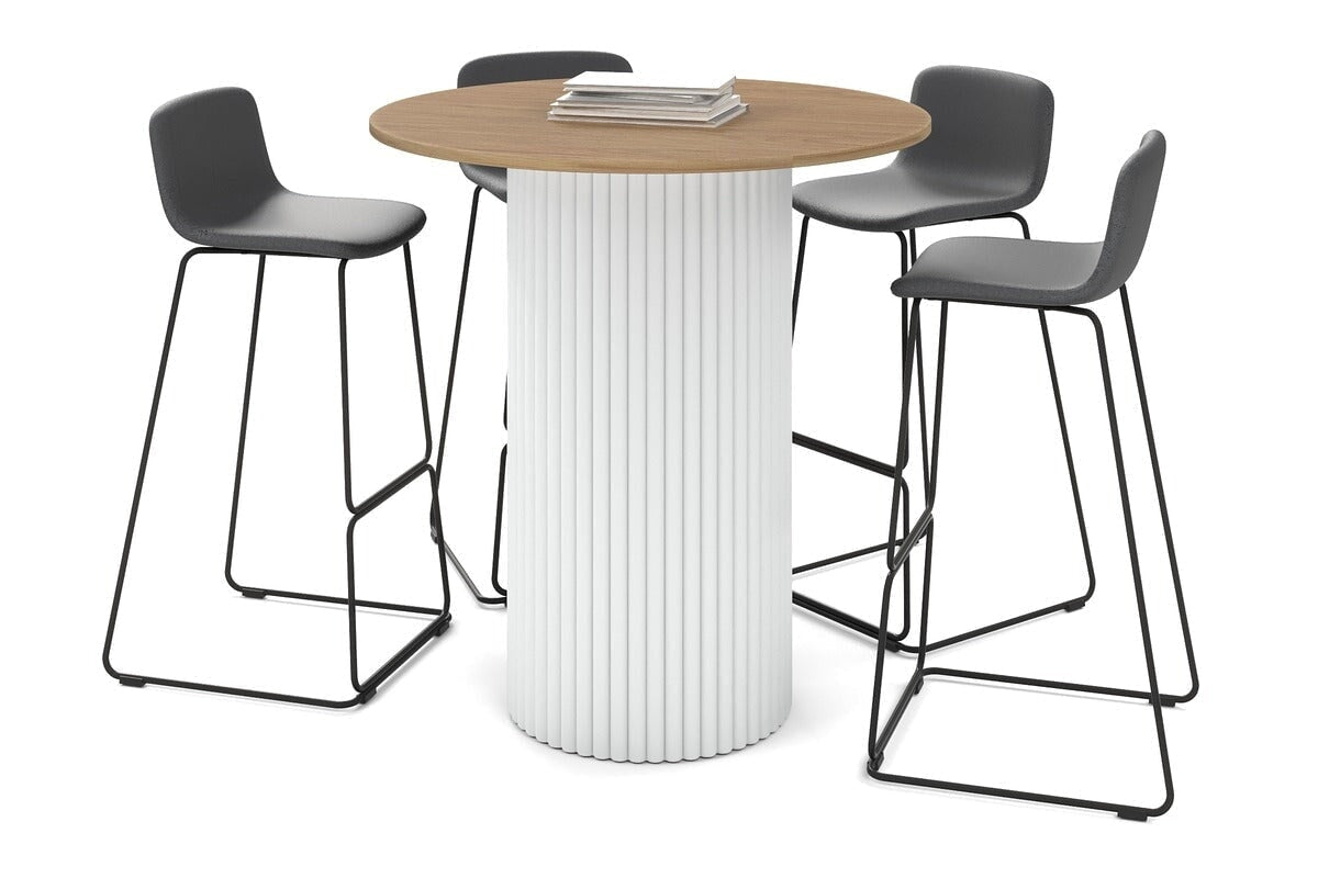 Baobab Circular Base Counter Round Table [700mm] - 400mm white base ...