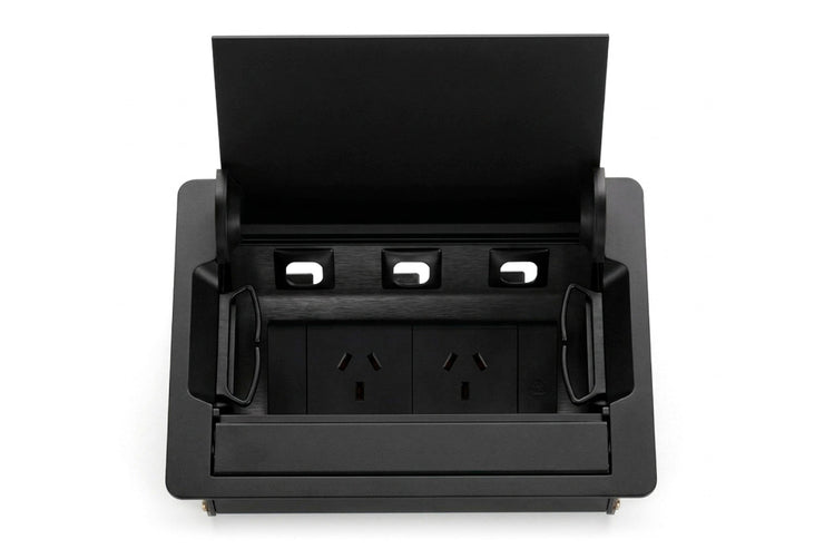 In Desk Power Outlets | Built In Desk Power Outlets | JasonL