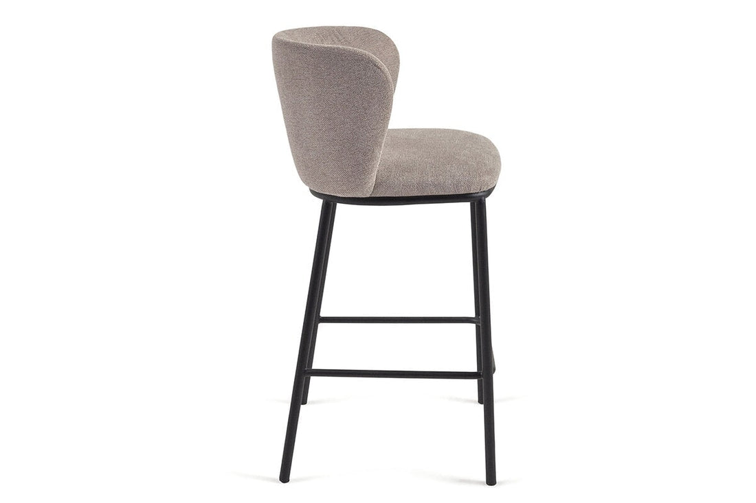 Como Cisel Stool Chenille Fabric - 650mm Seat Height [920H x 540W ...