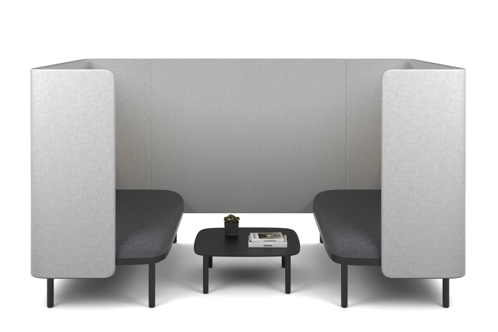 Cozy Two Double Seater Pod Privacy Booth - light grey | JasonL Office ...