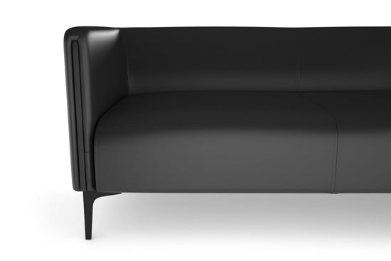 Drej 2.0 Lounge with Square Arms - Triple - black leg,black/PU | JasonL ...