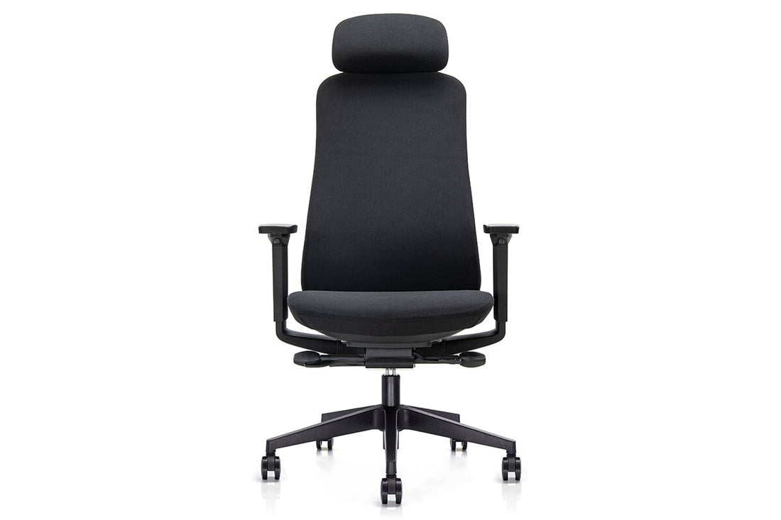 Macaw Executive Fabric Chair - High Back - black | JasonL Office ...