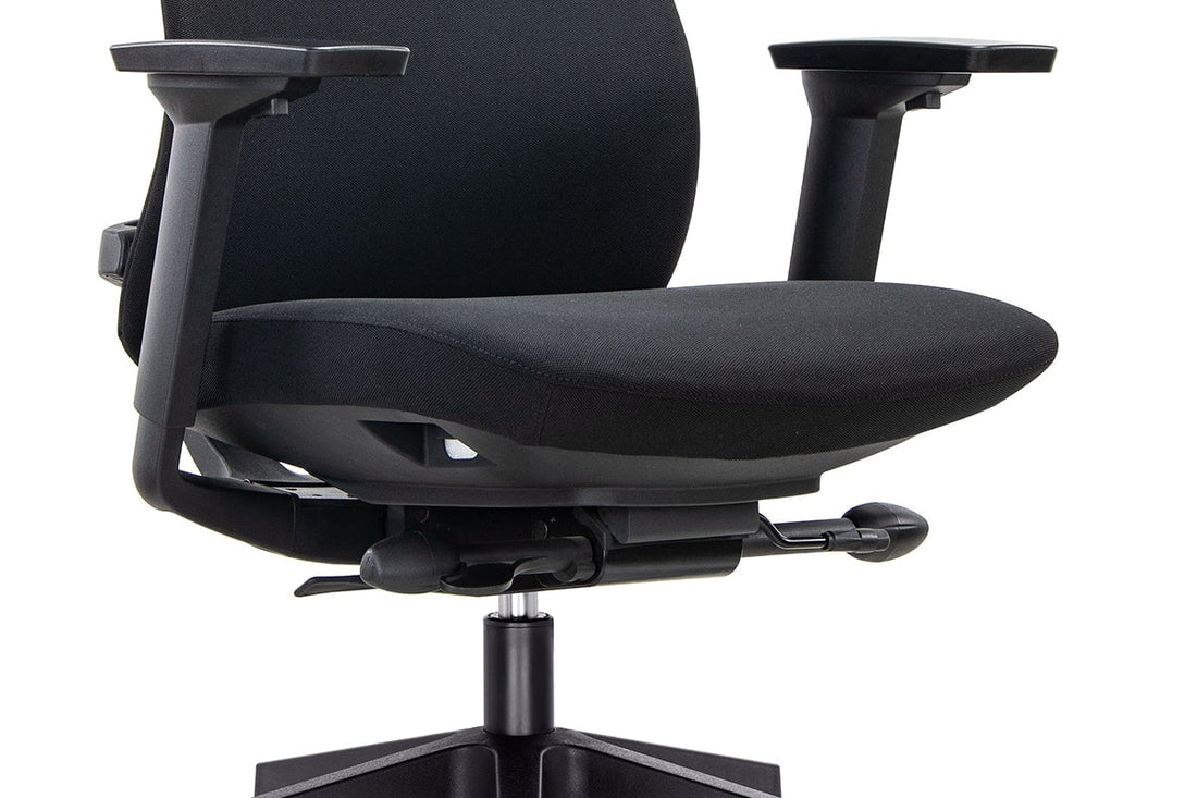 Macaw Executive Fabric Chair - Medium Back - black | JasonL Office ...