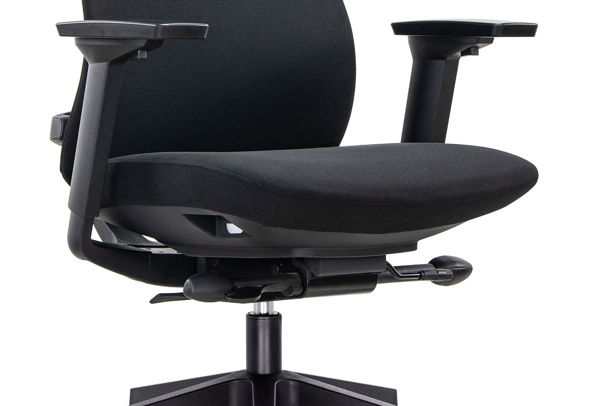 Macaw Executive Fabric Chair - Medium Back - black | JasonL Office ...