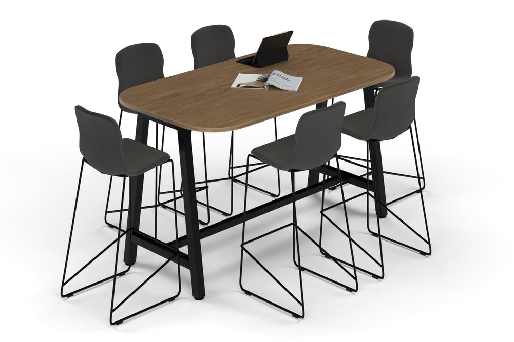 Quadro A Legs Counter Table - Large Rounded Corners [1800L x 1000W with ...