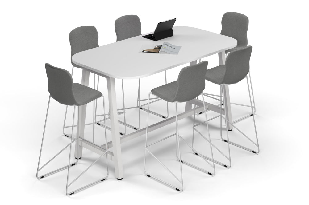 Quadro A Legs Counter Table - Large Rounded Corners [1800L x 1000W with ...