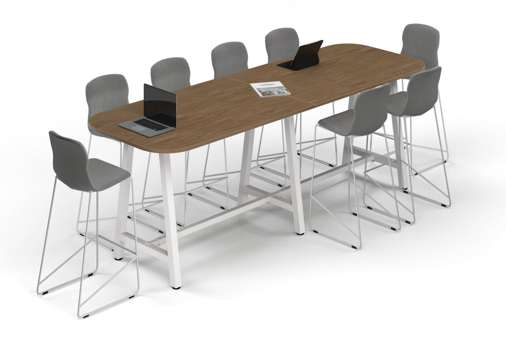 Quadro A Legs Counter Table - Large Rounded Corners [3000L x 1000W with ...