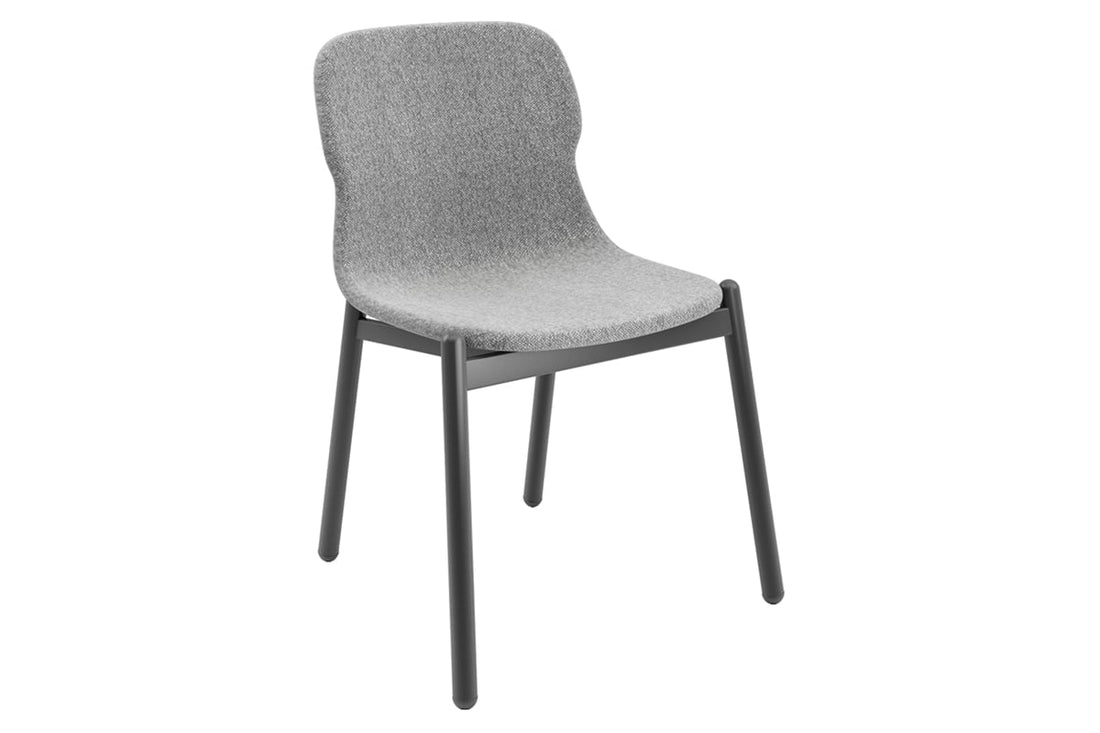 Sammy Fabric Chair - 4 Leg Base - light grey | JasonL Office Furniture ...