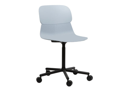 Sammy Plastic Chair - Swivel Base - black | JasonL Office Furniture ...
