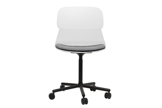 Sammy Plastic Chair - Swivel Base - black | JasonL Office Furniture ...