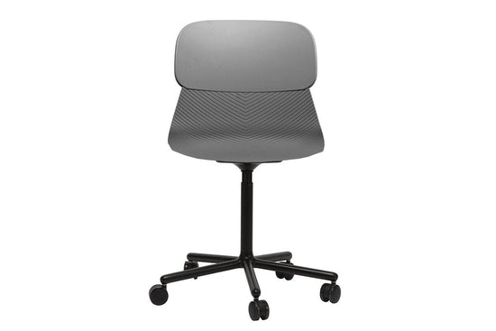 Sammy Plastic Chair - Swivel Base - black | JasonL Office Furniture ...
