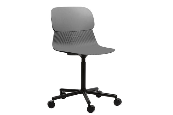 Sammy Plastic Chair - Swivel Base - black | JasonL Office Furniture ...