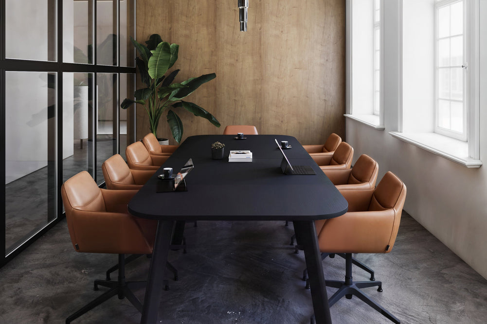 Switch Meeting Room Table - Large Rounded Corners [3000L x 1200W with ...