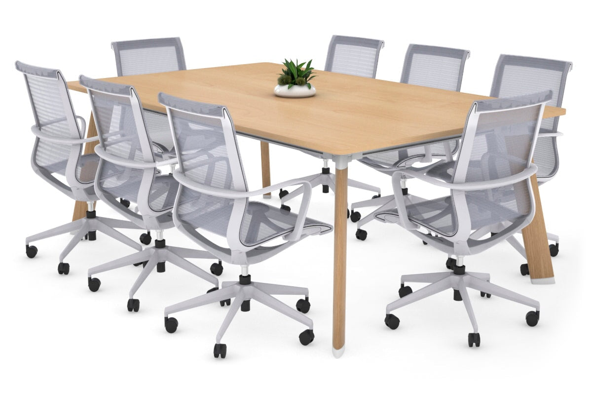 Switch Meeting Room Table - Rounded Corners [1800L x 1100W with Rounde ...