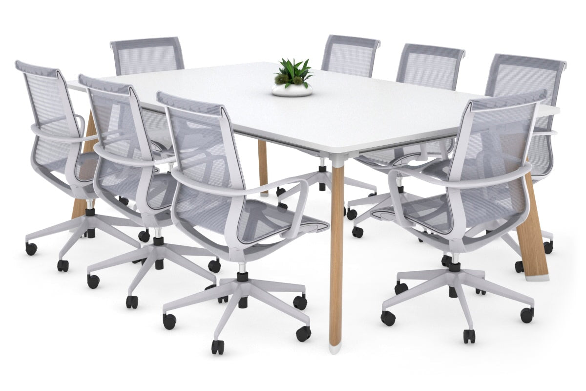 Switch Meeting Room Table - Rounded Corners [1800L x 1100W with Rounde ...