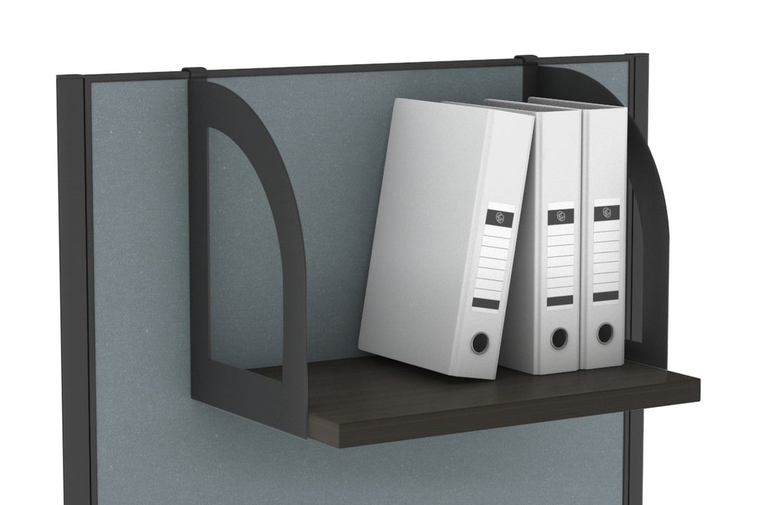 Black Horizon Screen Hanging Melamine Shelf - white | JasonL Office ...