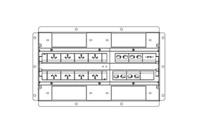 CMS Executive Box - In Desk Power - 4 Power/4 Data/2 AV | JasonL