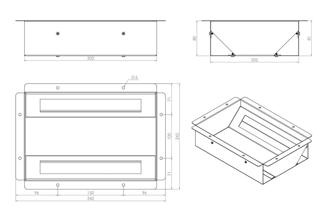 CMS Executive Box - In Desk Power [8 Power] - Premium Design ...