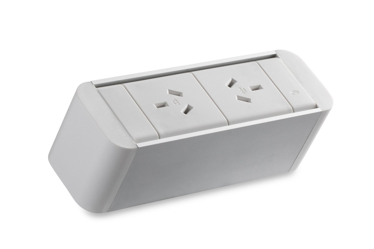 CMS Zeus Rail White - Above Desk Power [2 Power] - 2 power | JasonL ...