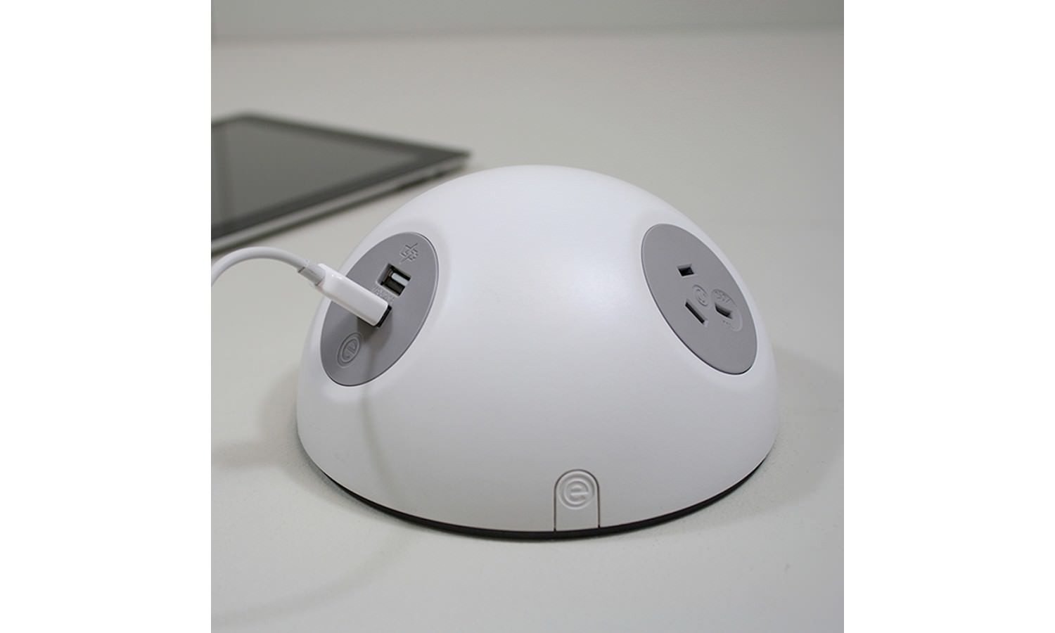 Desk / Workstation Power Dome - White - Pluto - Computer Office Desk ...