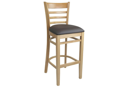 Hospitality Plus Florence Bar Stool European Made with Vinyl Seat - 75 ...