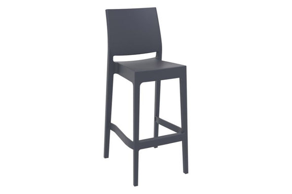 Hospitality Plus Maya Bar Stool - 750mm Seat Height [1080H x 400W ...
