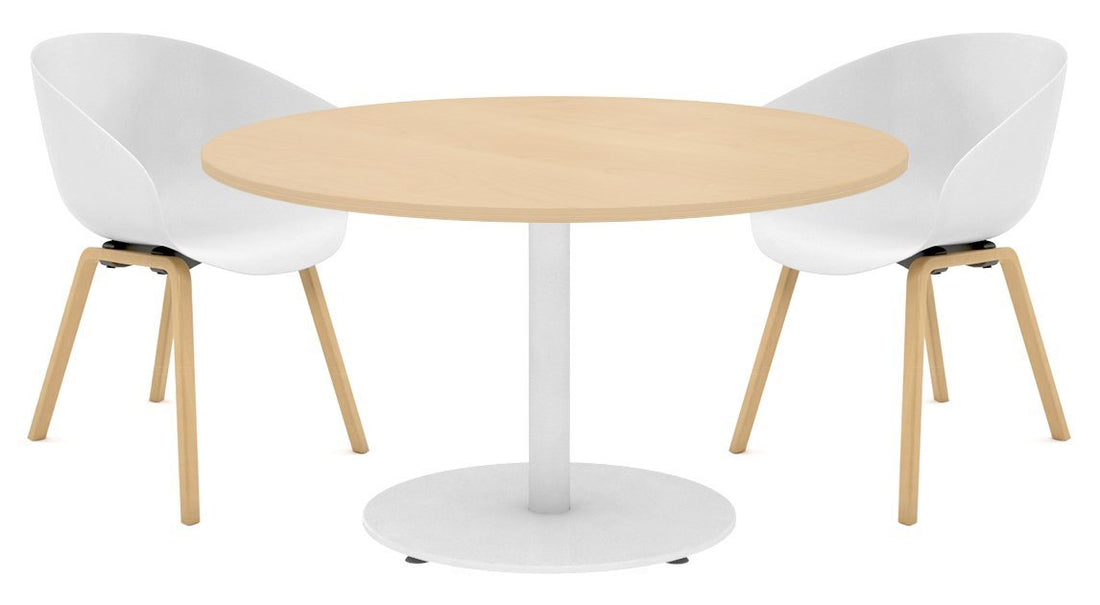 Melamine Table Top - Round [1000mm] - Maple - Premium Design ...