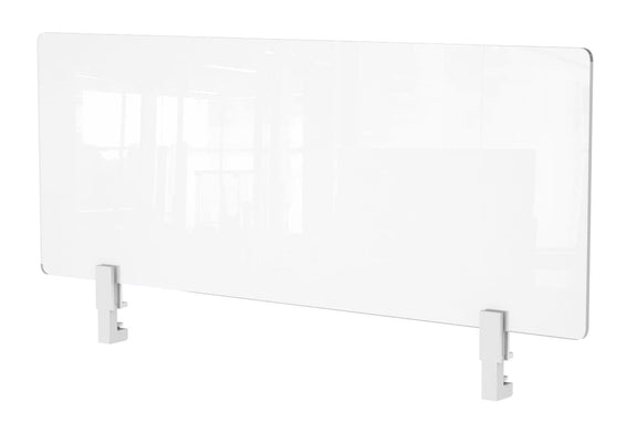 Lean Perspex Hygiene Screens - Clear Perspex [600H x 800W] - White | JasonL
