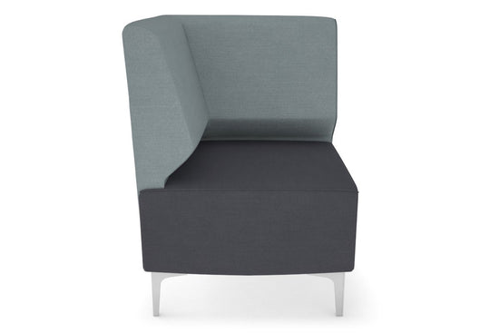 Mondo Corner Lounge [Corner Back] - Black Leg, Light Grey | JasonL