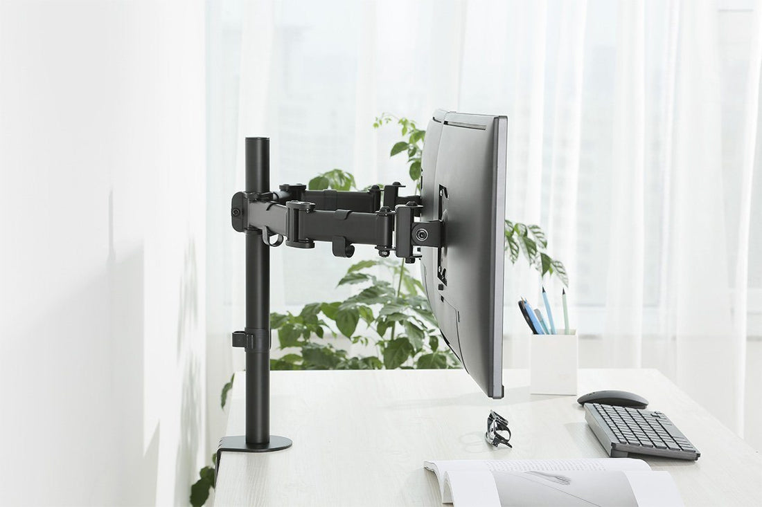 Pop Monitor Double Arm - Black - Premium Design, Affordable Price