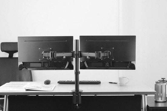 Pop Monitor Double Arm - Black - Premium Design, Affordable Price