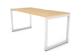 Quadro Loop Leg Table Frame - White - 1200x700 | JasonL