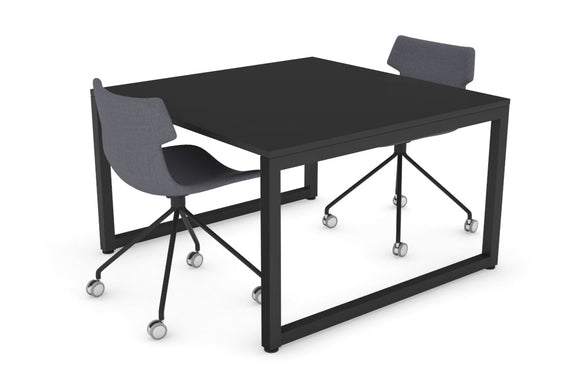 Quadro Loop Legs Modern Boardroom Table [1200L x 1200W] - black leg ...