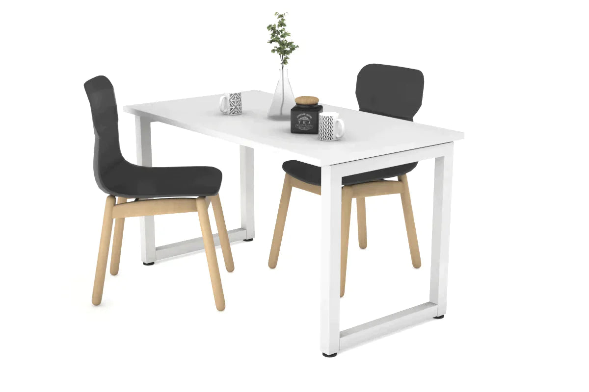 Quadro Loop Legs Table [1000L x 600W] - White | JasonL