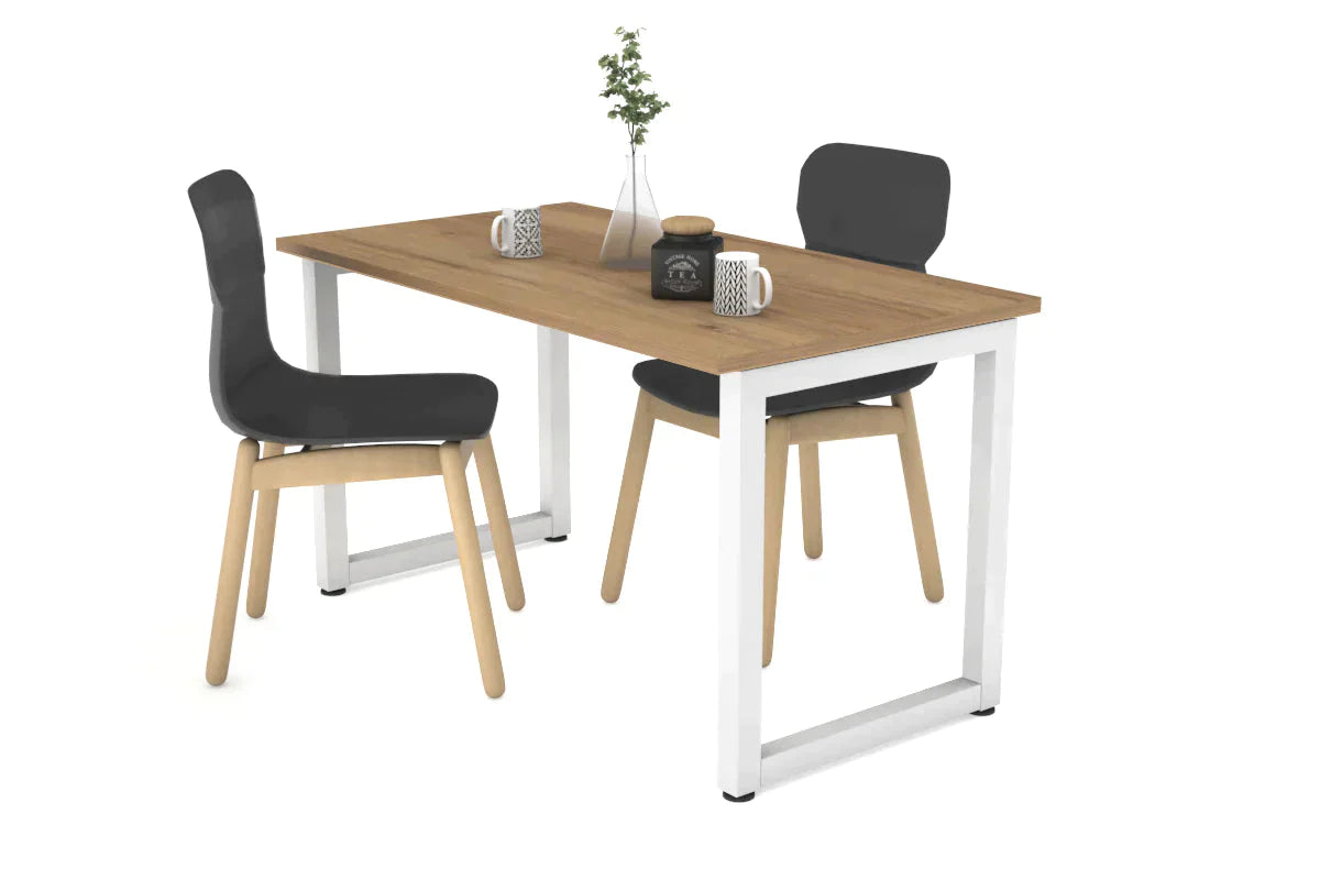Quadro Loop Legs Table [1000L x 600W] - White | JasonL