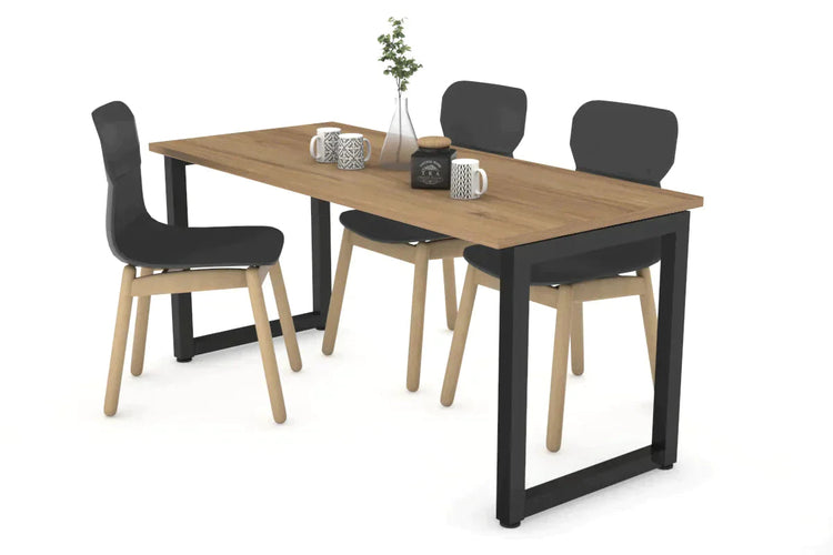 Quadro Loop Legs Table [1200L x 700W] - black leg,white | JasonL Office ...