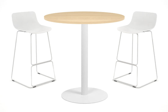 Sapphire Tall Round Bar Counter Table - Disc Base [700 mm] - 450mm ...