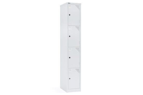 Sonic Metal Locker 4-Tier Door - Single - white | JasonL Office ...