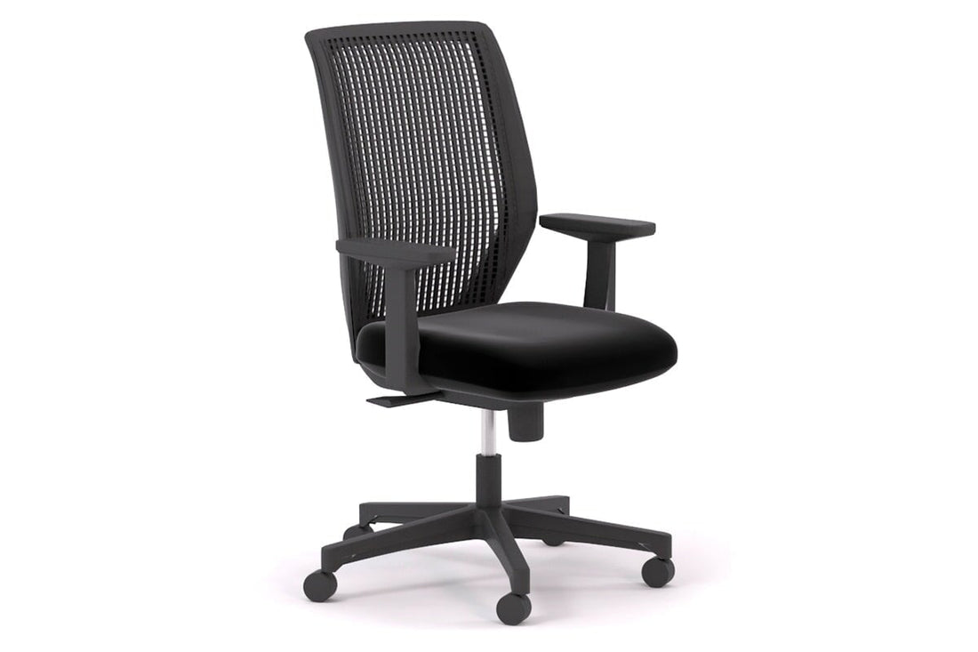 Swan Nylon Office Chair - White - Delivered in 3-5 Business Days