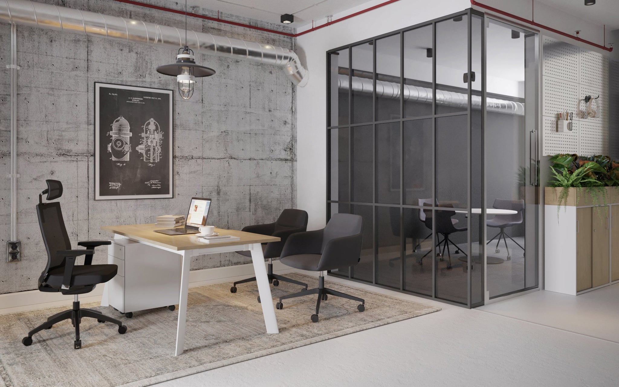 Switch Executive Desk [1200L x 700W] - White - Delivered in 3-5 ...