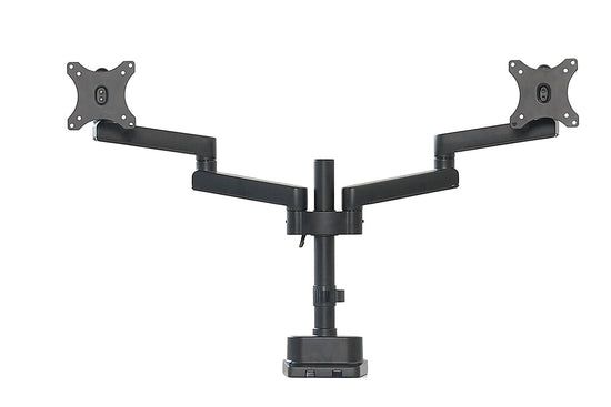 Uplifting Actiflex II Dual Static Monitor Arms and Mount - With Tray ...