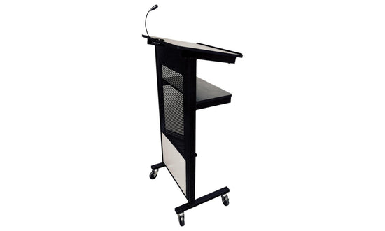 Vision Mobile Lectern on Wheels - Black - Premium Design, Affordable Price