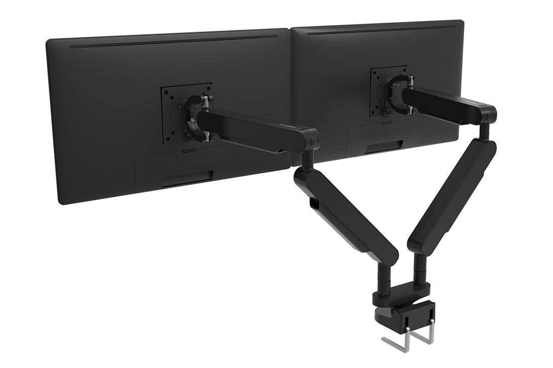 Zgo Dynamic Dual Monitor Arms - White - Premium Design, Affordable Price